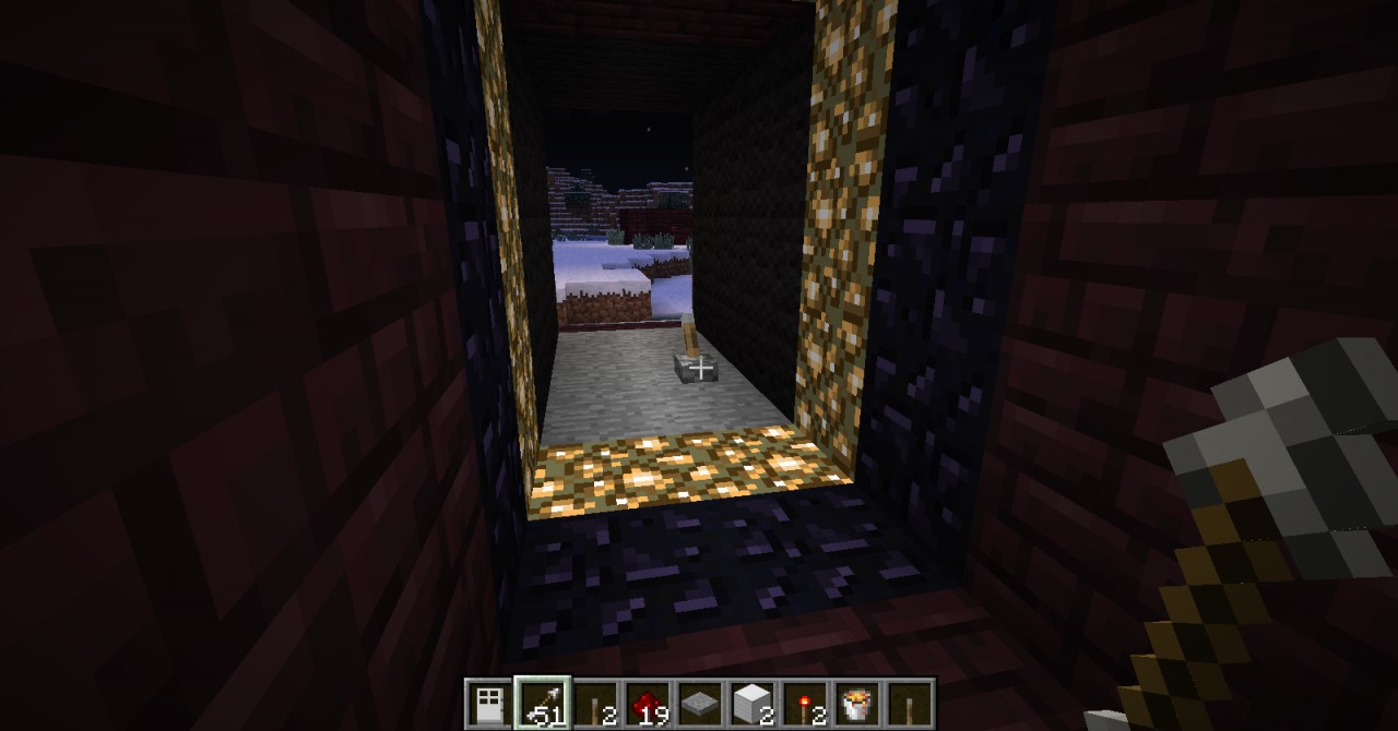 Nether Lock / Instant Nether Portal Minecraft Map