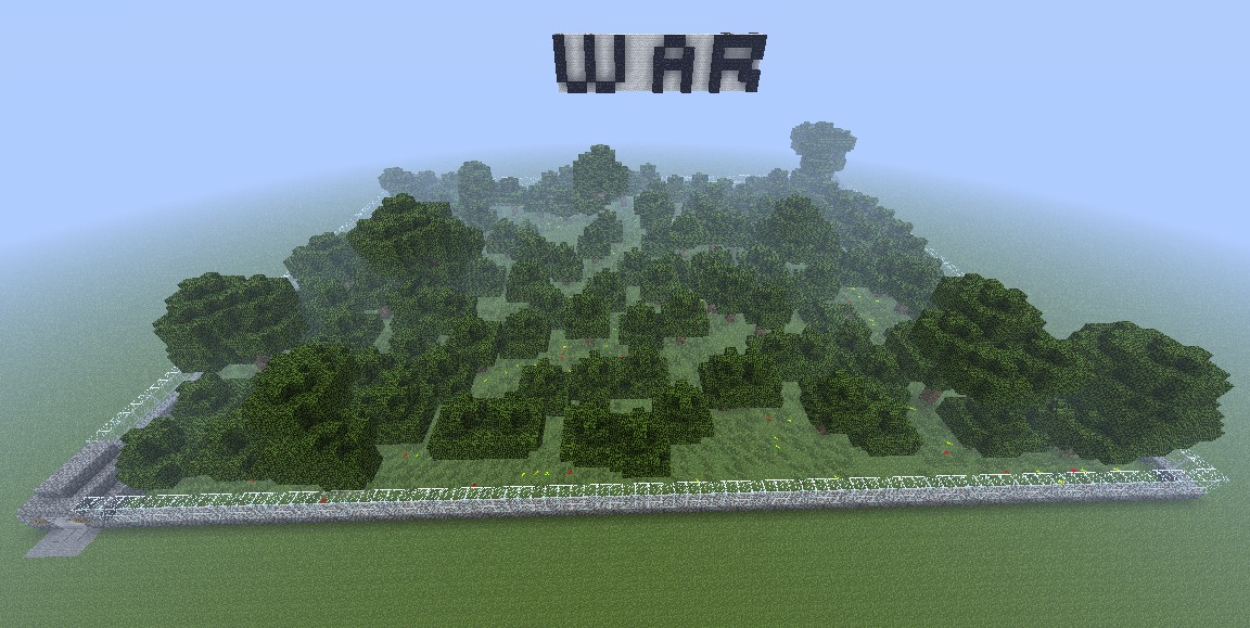 forest war Minecraft Map