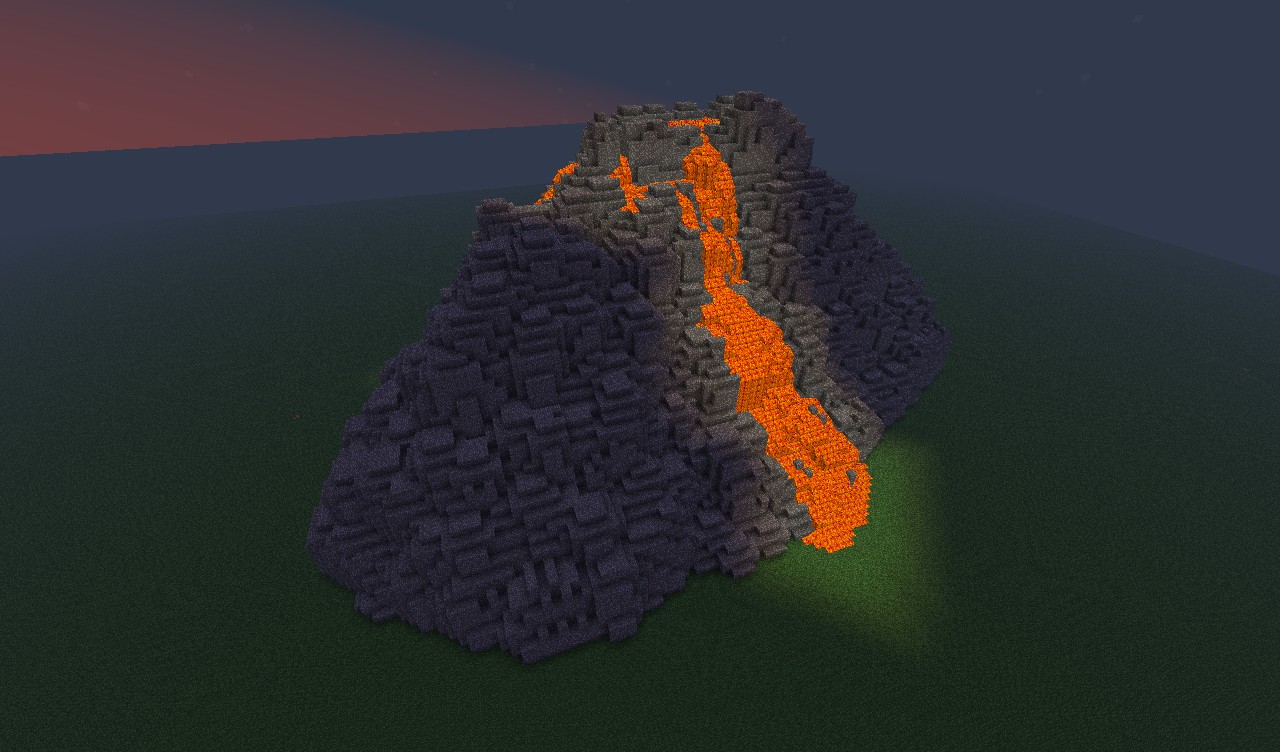 Volcano Minecraft Map