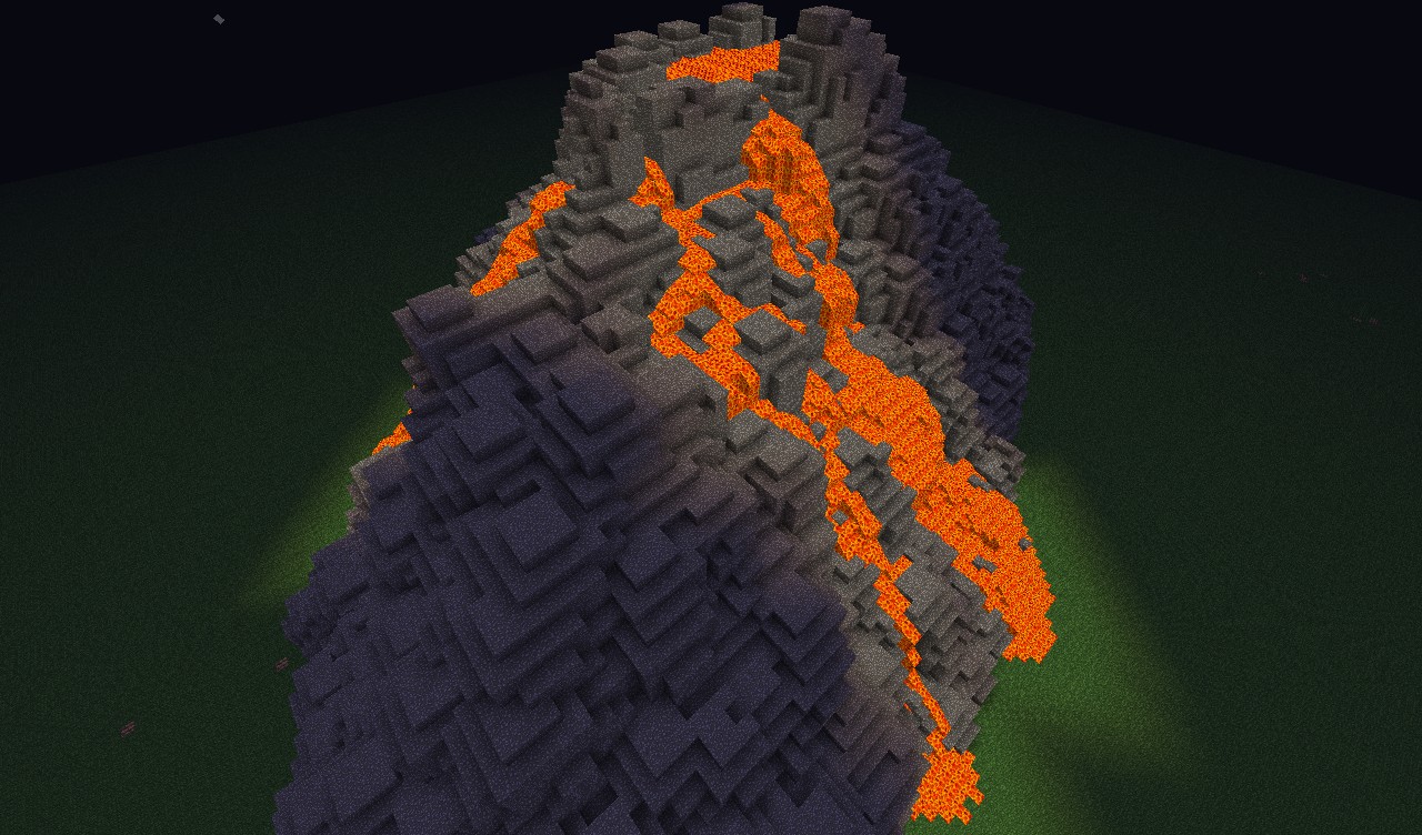 Volcano Minecraft Map