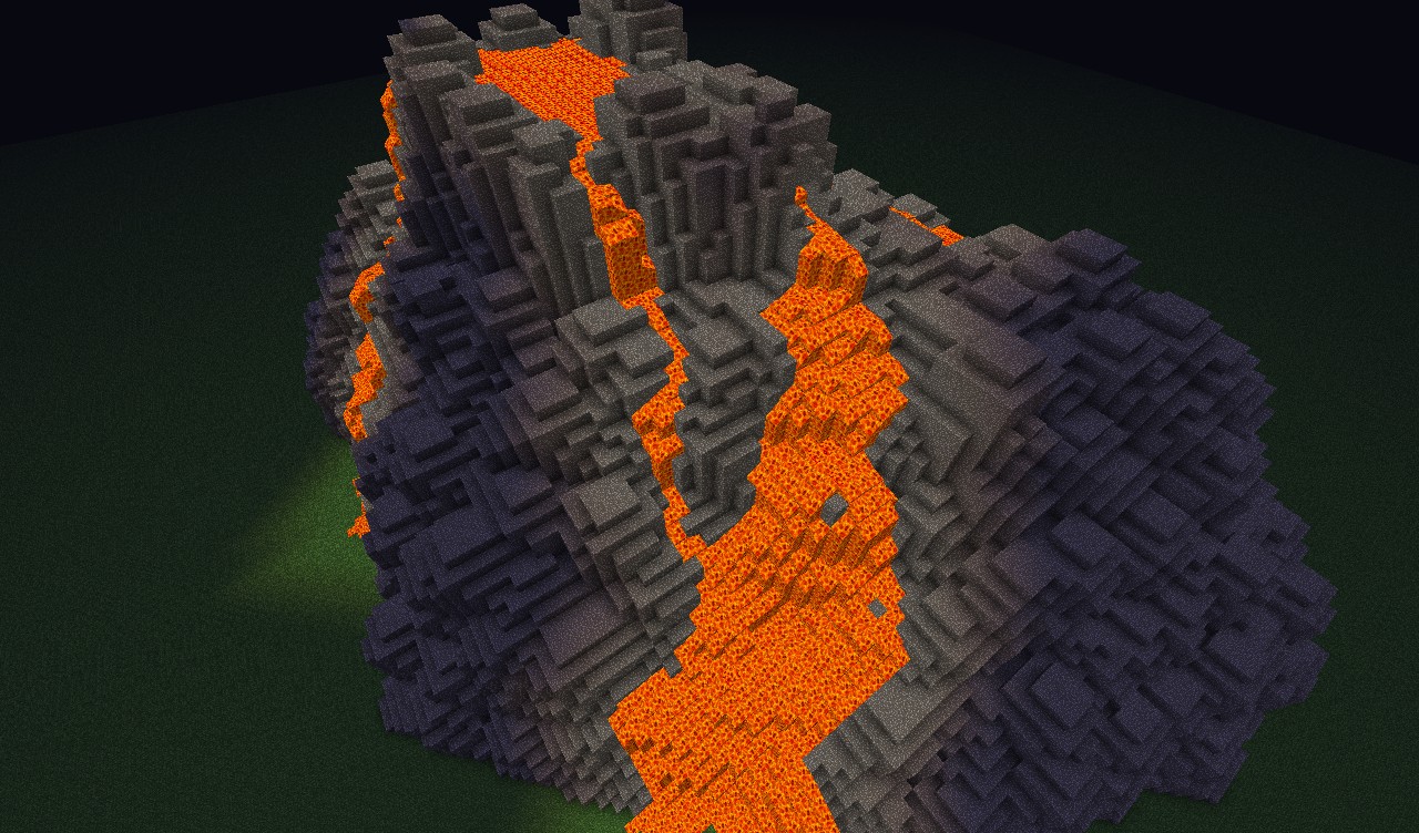 Volcano Minecraft Map