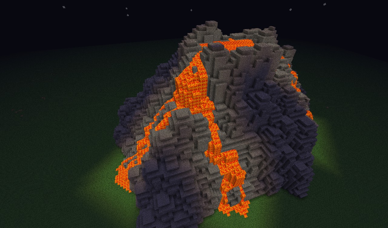 Volcano Minecraft Map