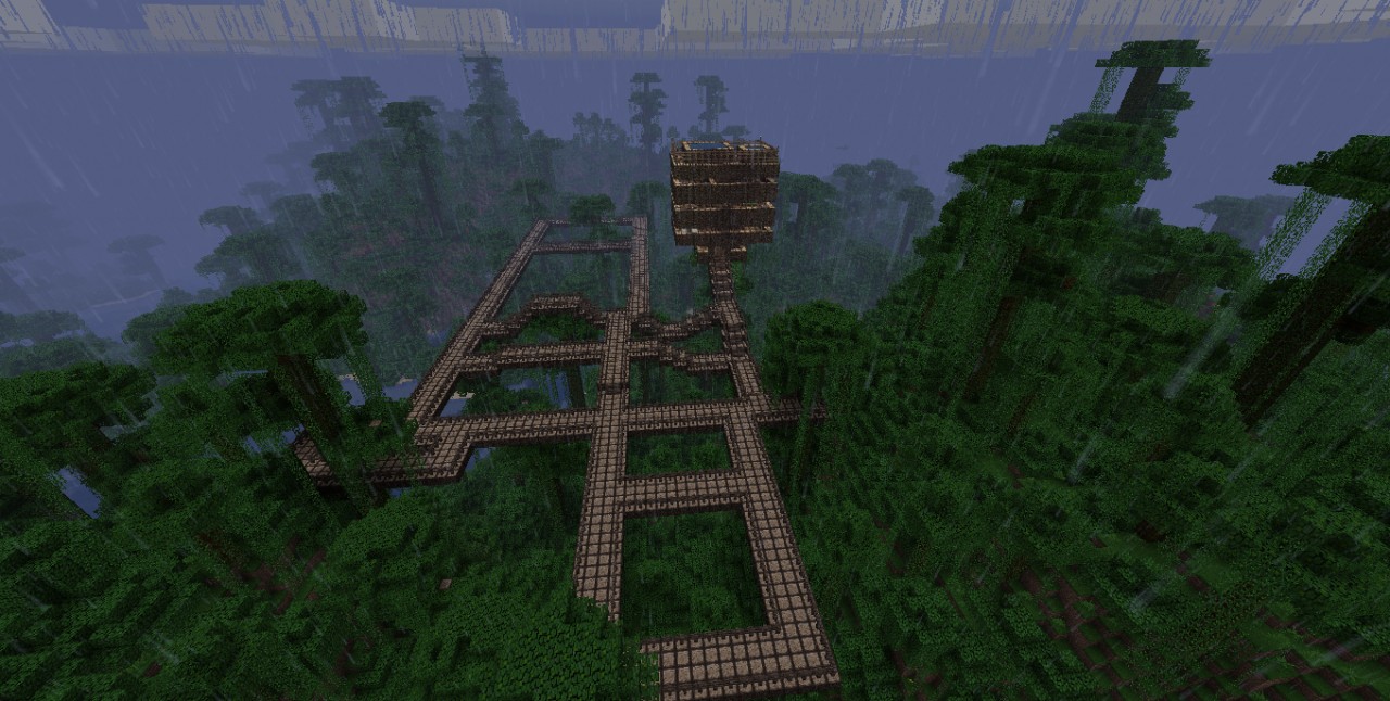 Tree top trunks Minecraft Map