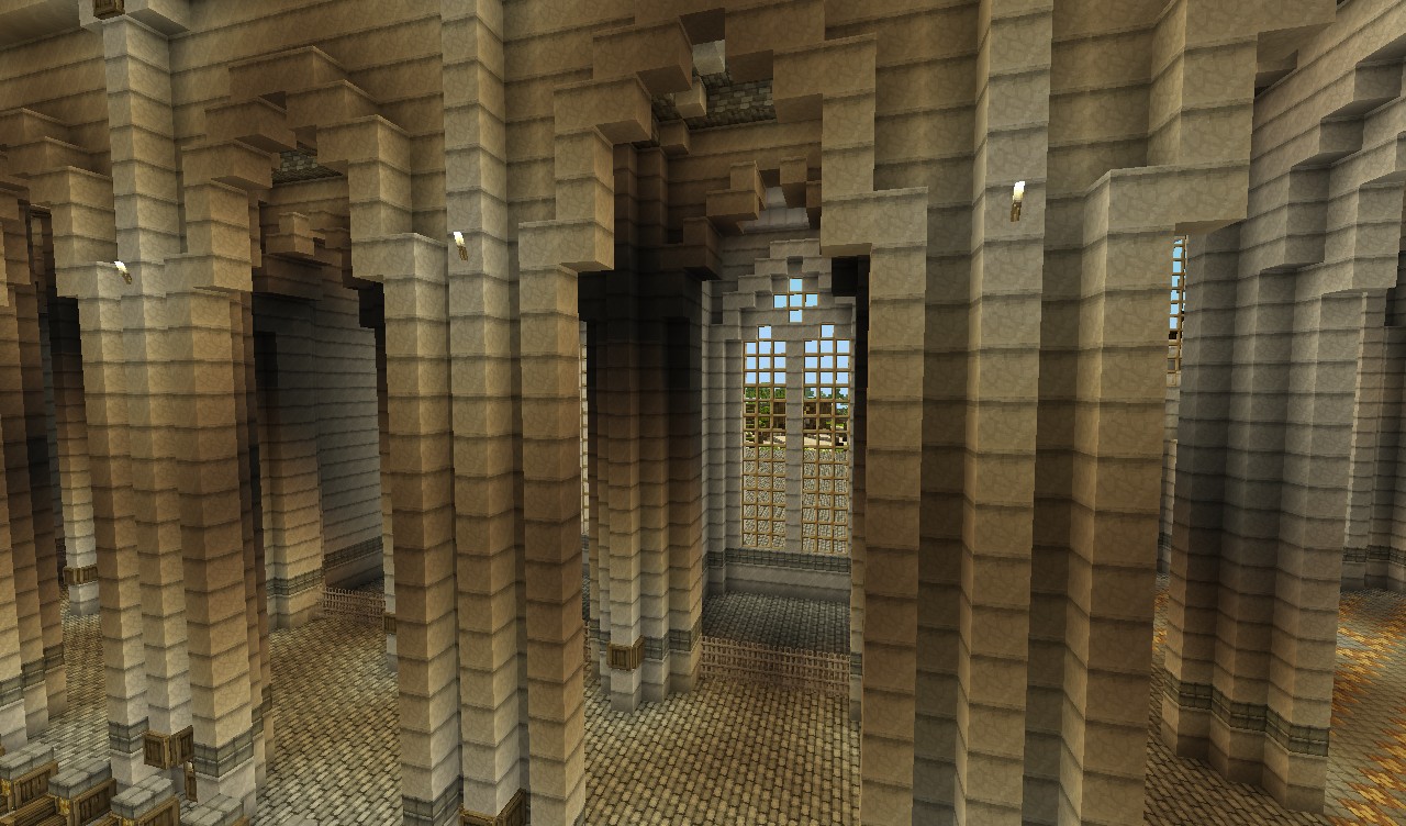 150 Blocks high Gothic Minecraft Cathedral Minecraft Map