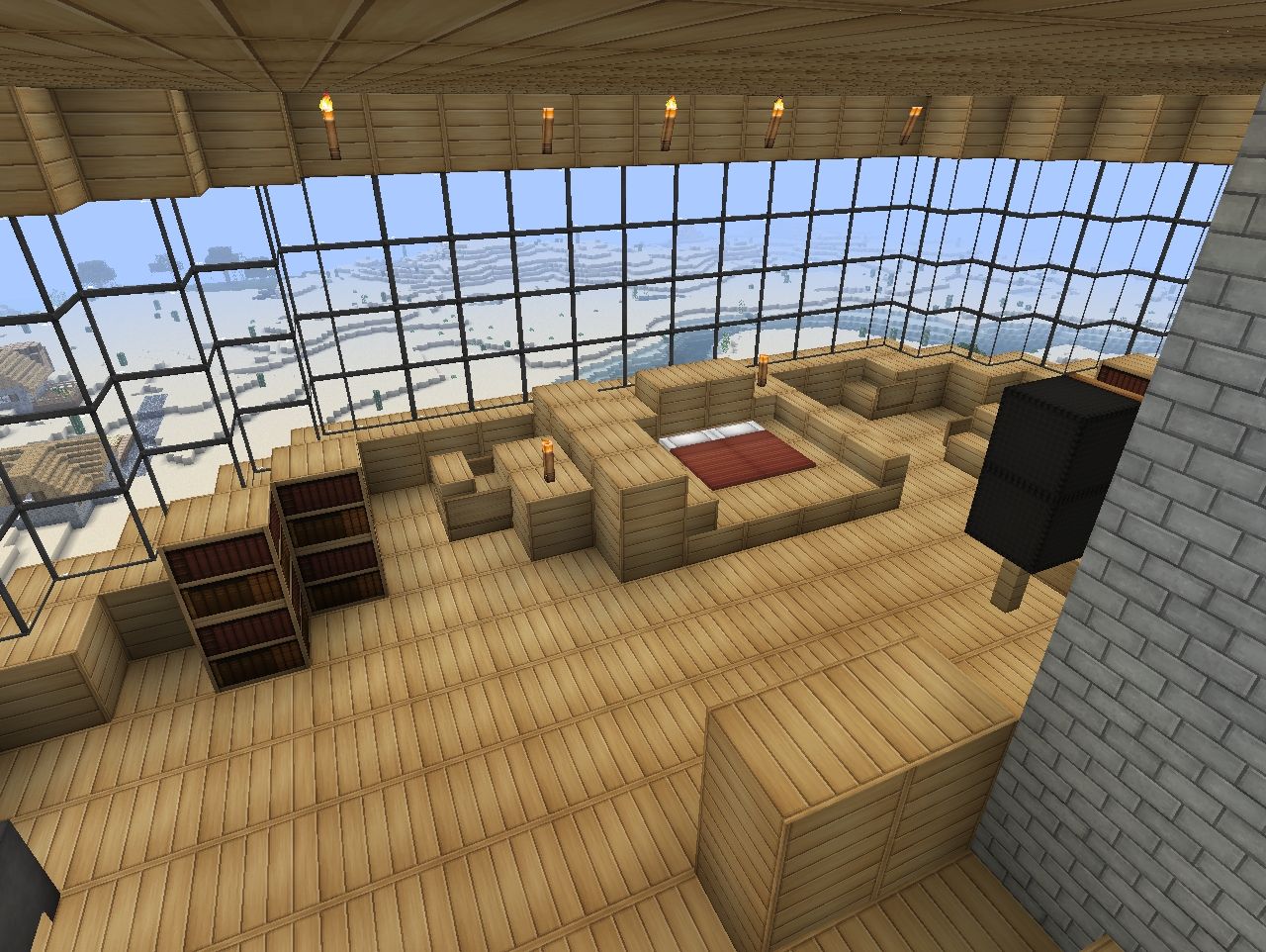 Floating House Minecraft Map