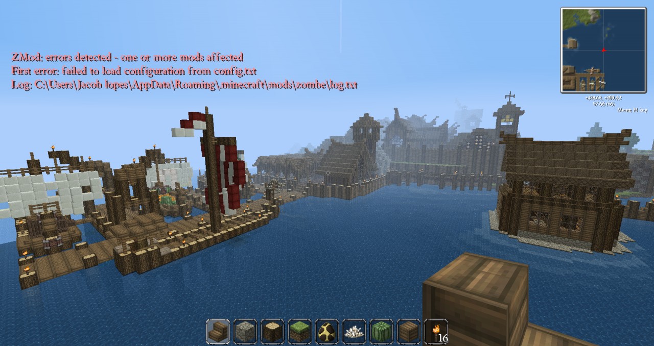 Skyrim inspired viking map Minecraft Map
