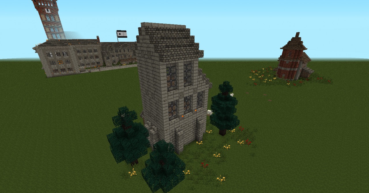 Prussian 3 story house Minecraft Map