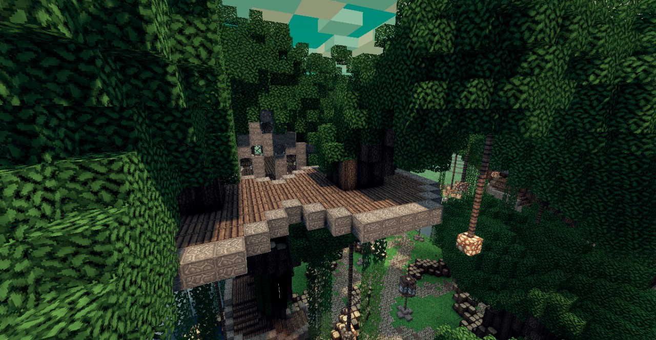 TaintCraft - Elven Home-tree (Middle-class) Minecraft Map