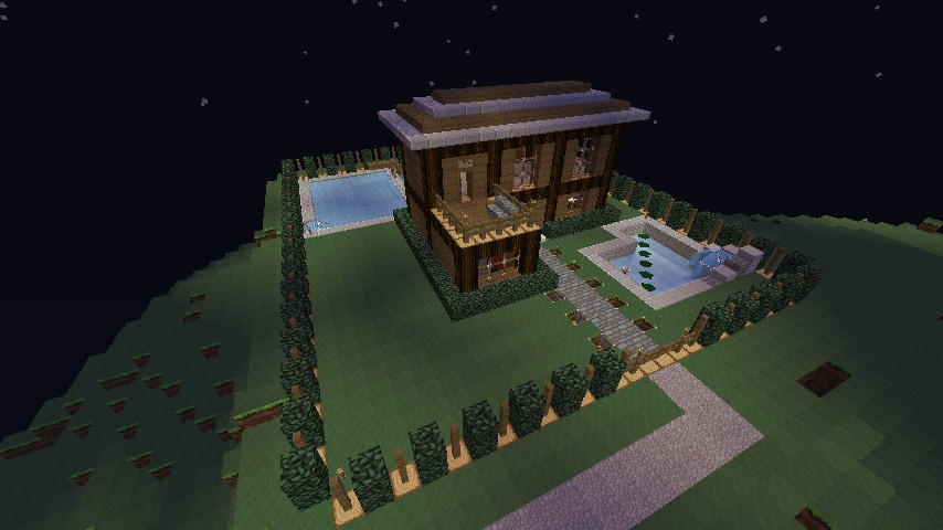 Ryan's Glass Mansion Minecraft Map