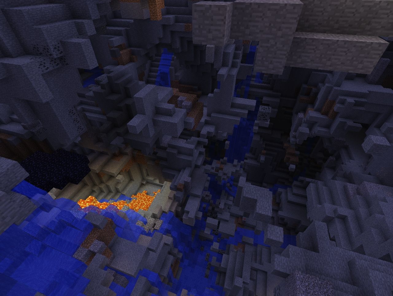 giant cave! try to do the quests! Minecraft Map