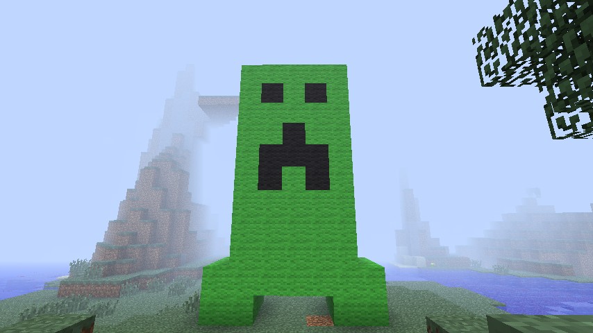a creeper Minecraft Map