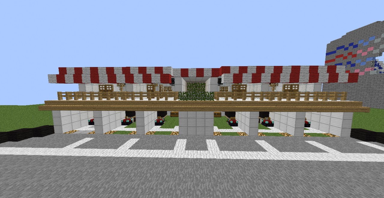 f1 racetrack Minecraft Map