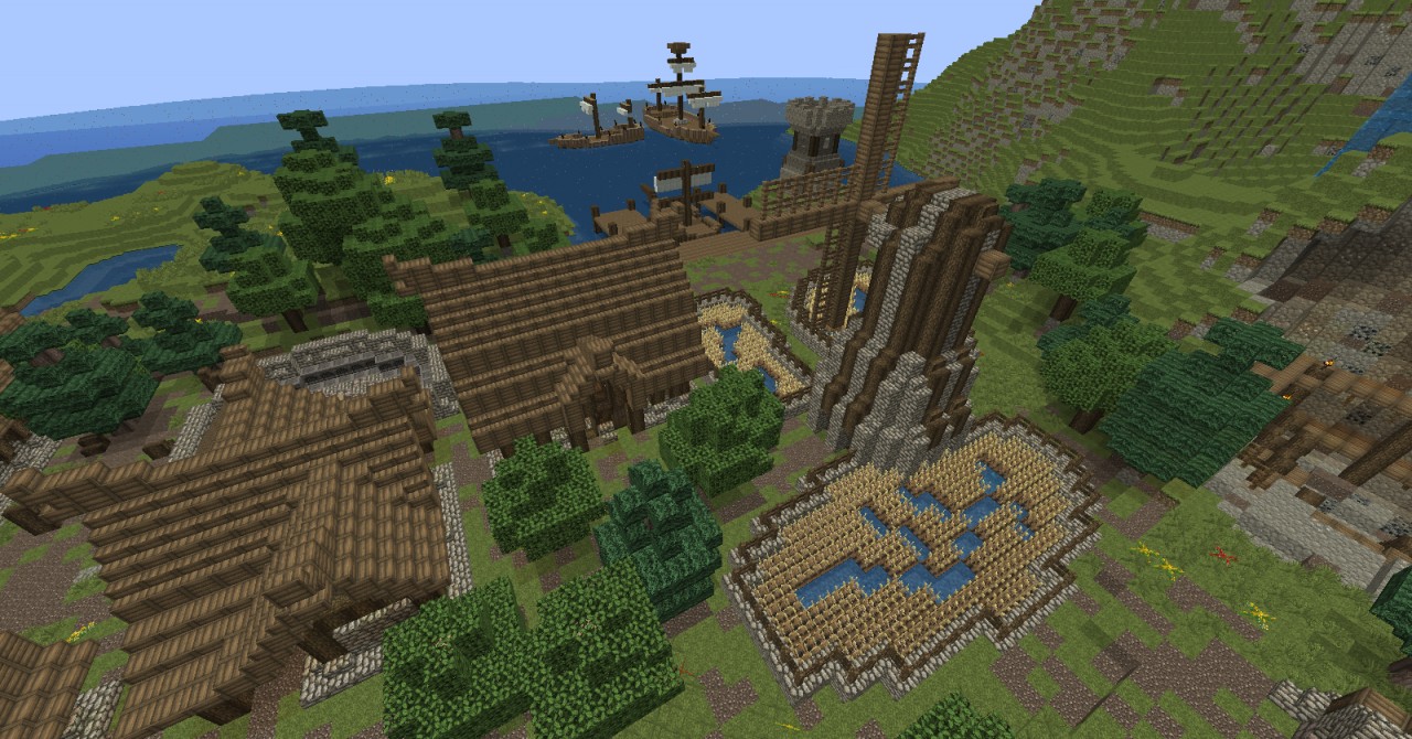 World of fantasy Minecraft Map