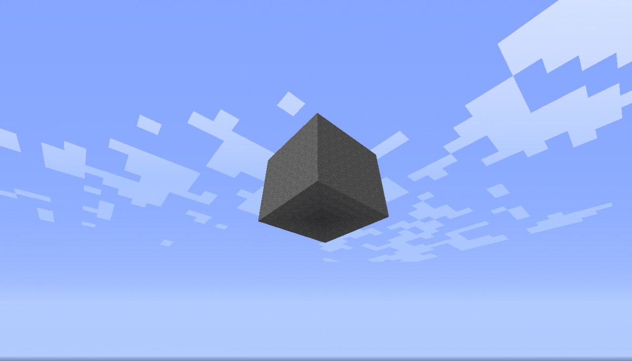 the 2 cubes (for mods and textures tests) Minecraft Map