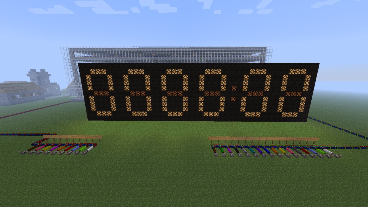RedPower2!! Binary decoder with digital display Minecraft Map