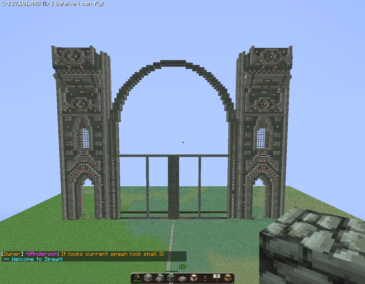 iCraft server spawn Minecraft Map