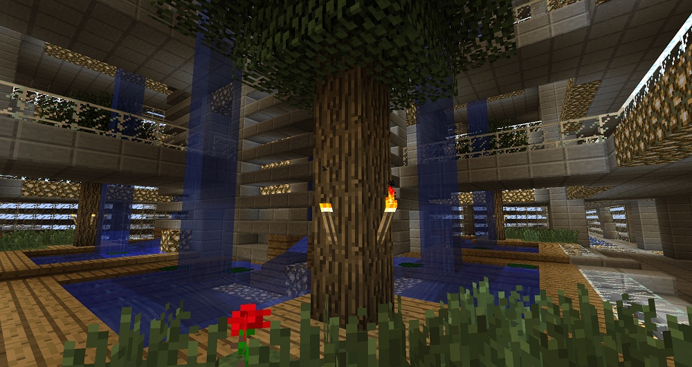 Futuristic Complex Minecraft Map