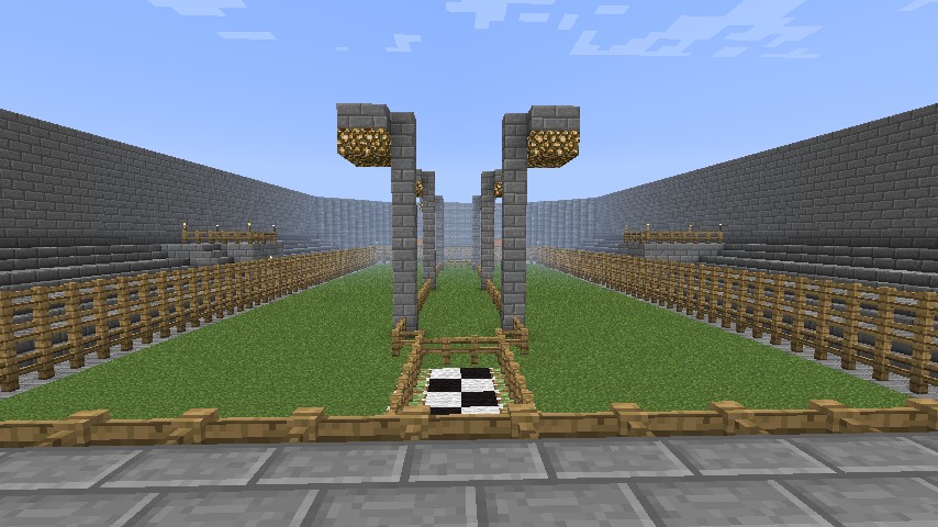 pig racing track Minecraft Map