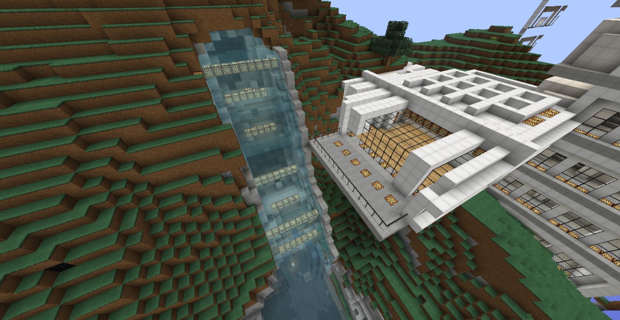 mountain base Minecraft Project