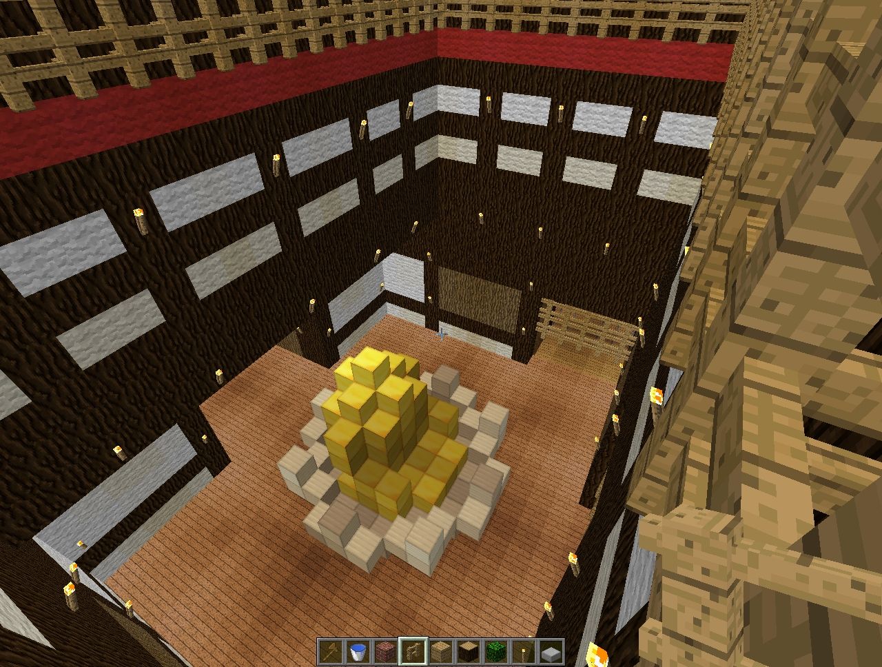 The Phoenix Hall of the Byodo In Temple Complex Minecraft Map