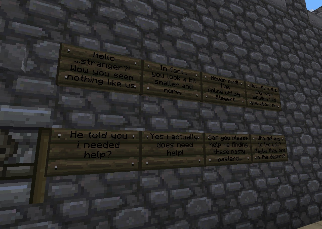 Adventure map, questions[WIP] Minecraft Map