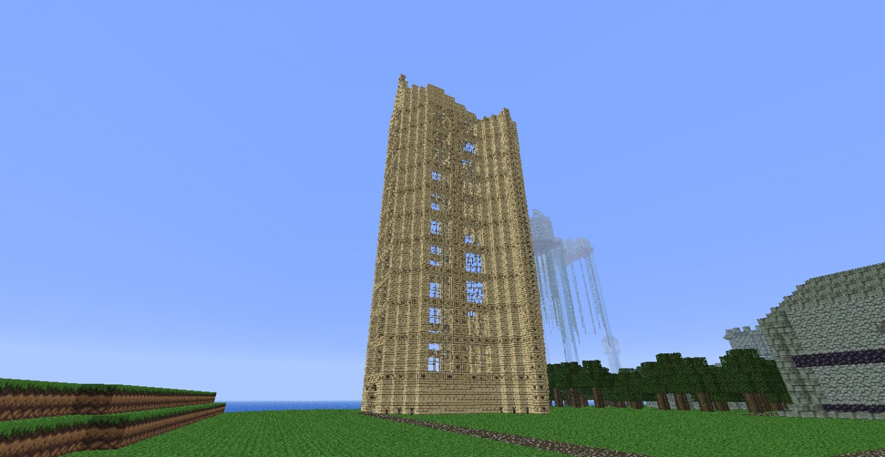 Eastern modern building Minecraft Map