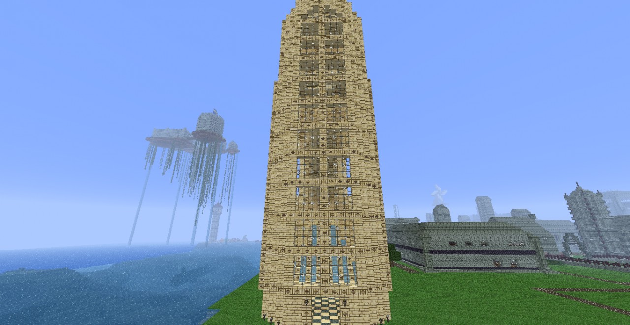Eastern modern building Minecraft Map