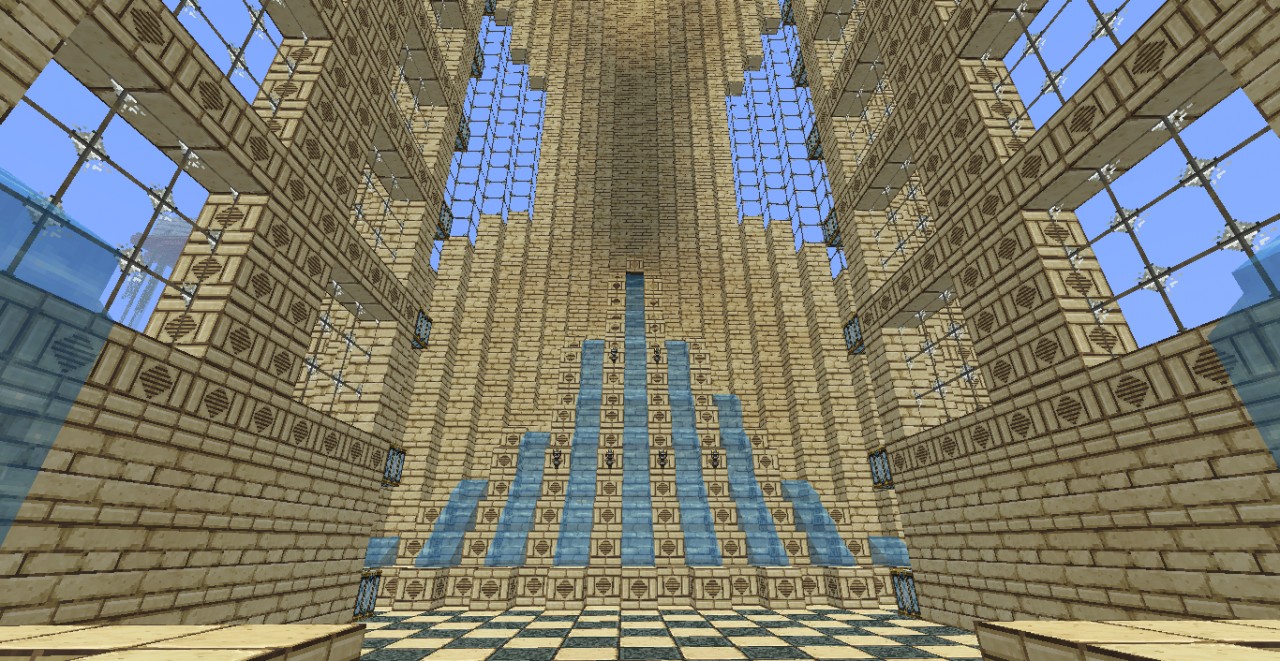 Eastern modern building Minecraft Map