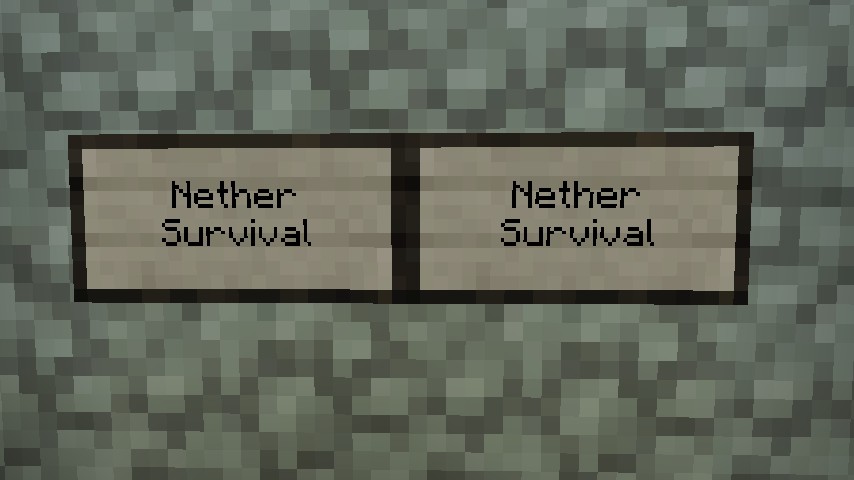 Nether Survival Minecraft Map