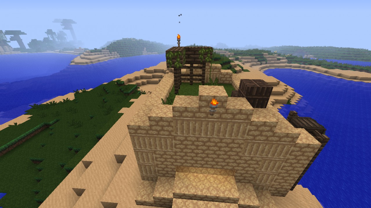 Small and simple desert hut Minecraft Map