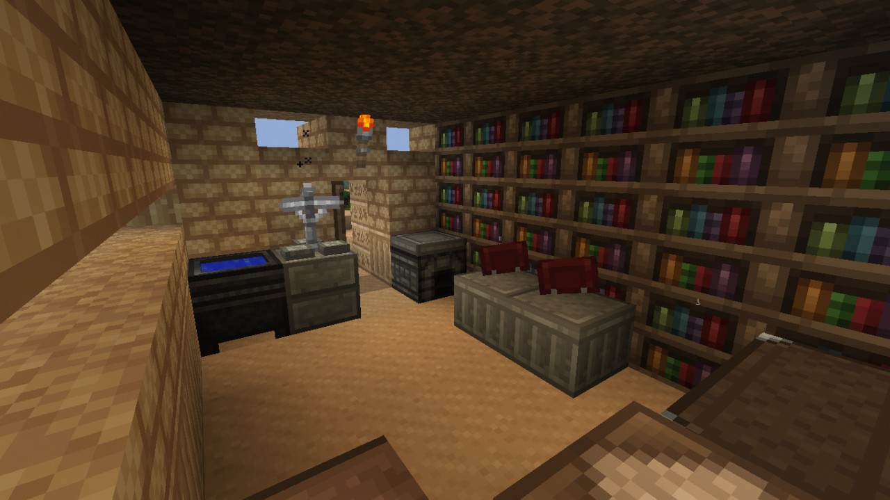 Small and simple desert hut Minecraft Map