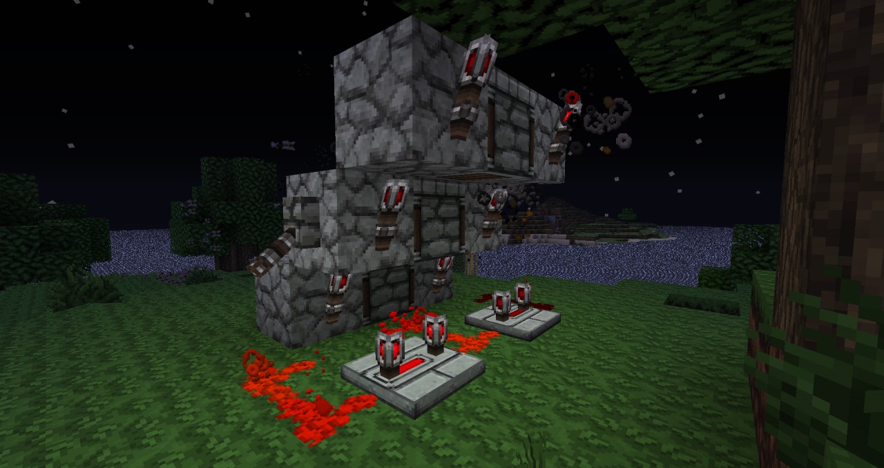 MY MINECRAFT MACHINE GUN Minecraft Map