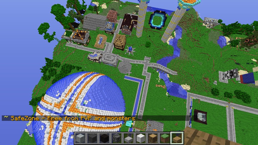 SurgeCraft City + Pixel Art Minecraft Map