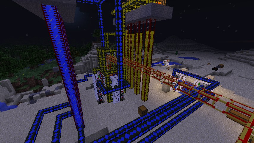 large buildcraft powerplant and quarry! Minecraft Map
