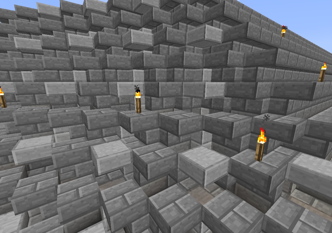 C-roof Uptaded! Diagonal C-roof Minecraft Map