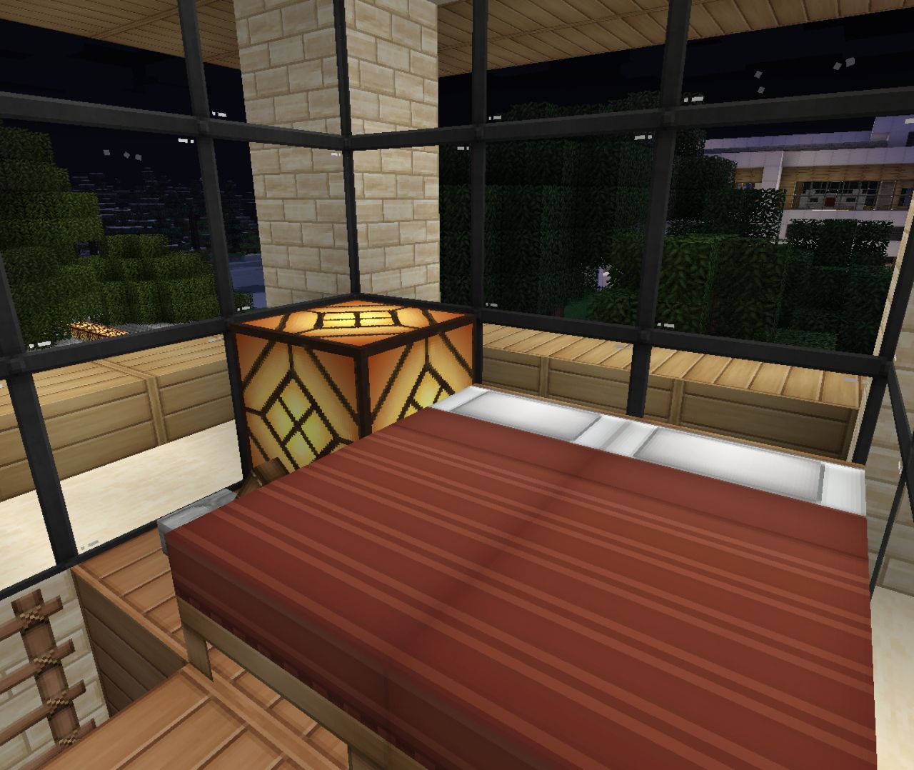 Mini modern house 3x3 Minecraft Map