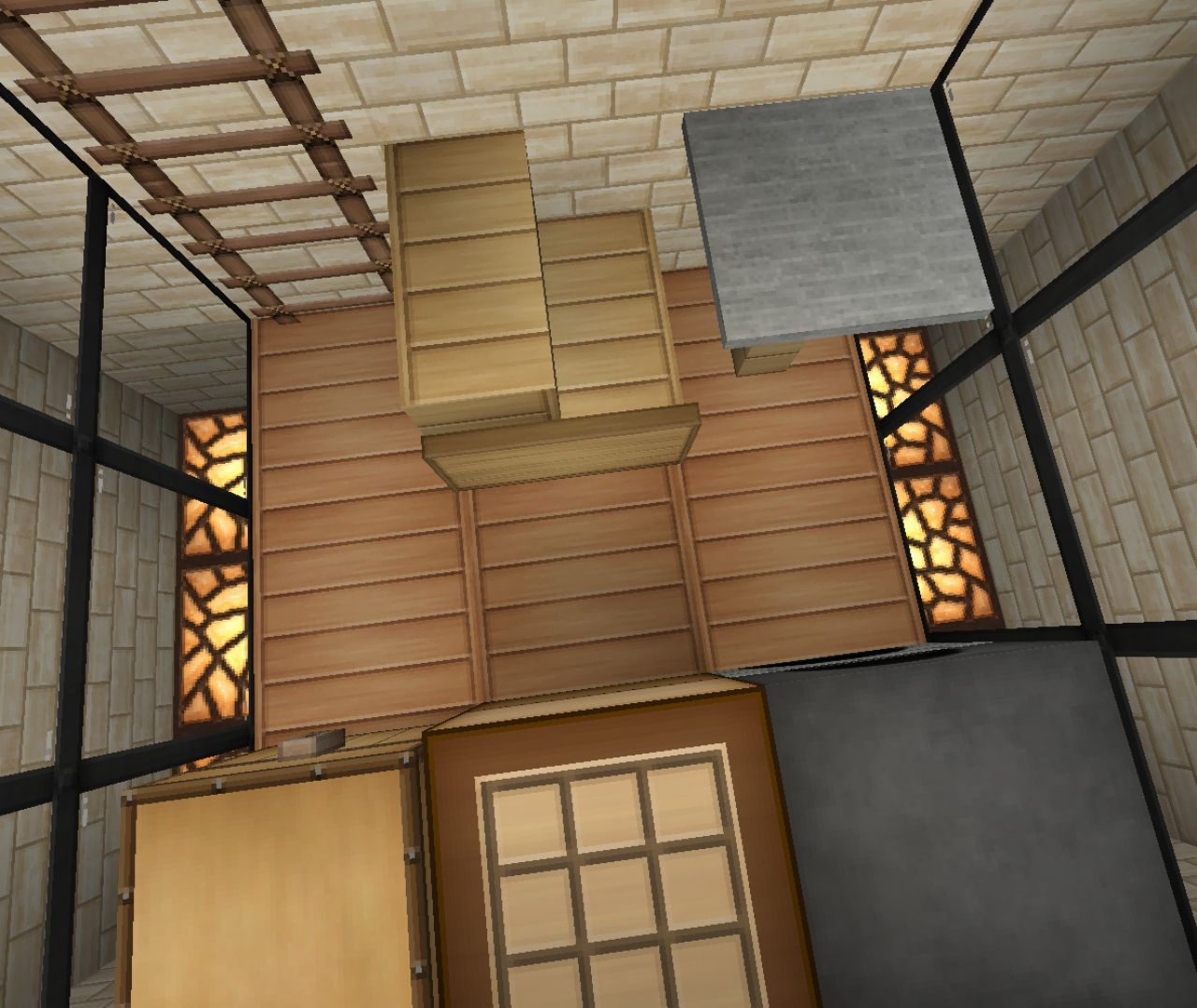 Mini modern house 3x3 Minecraft Map