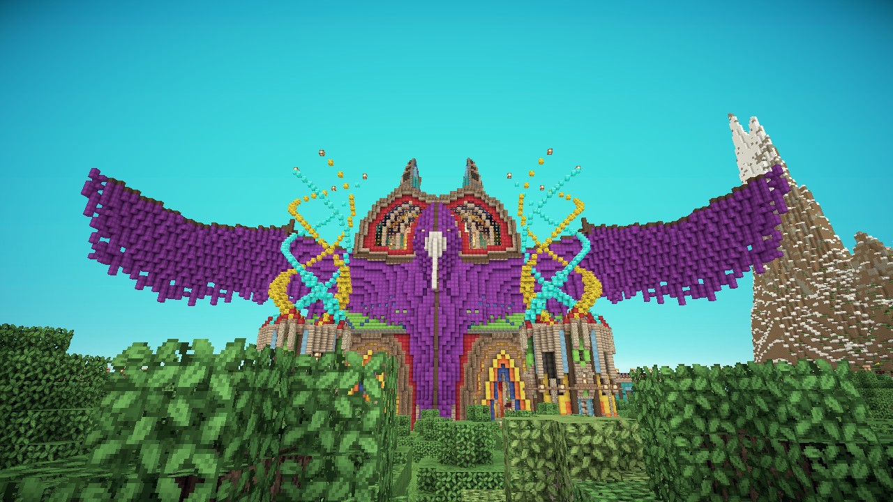 Inspiration Eagle + Custom Terrain [Angel Block Society App] Minecraft Map