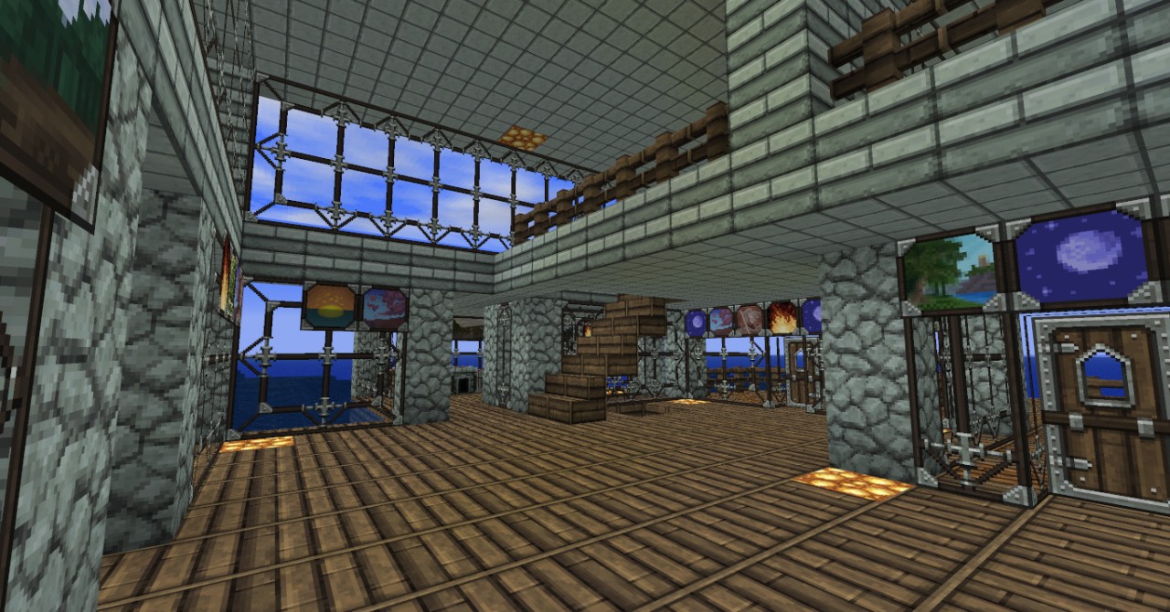 Modern Sea House Minecraft Map