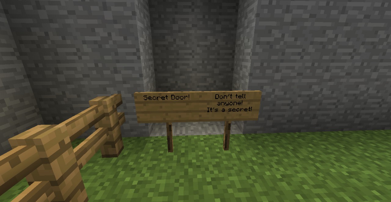 Burning Tree Secret Door! Minecraft Map