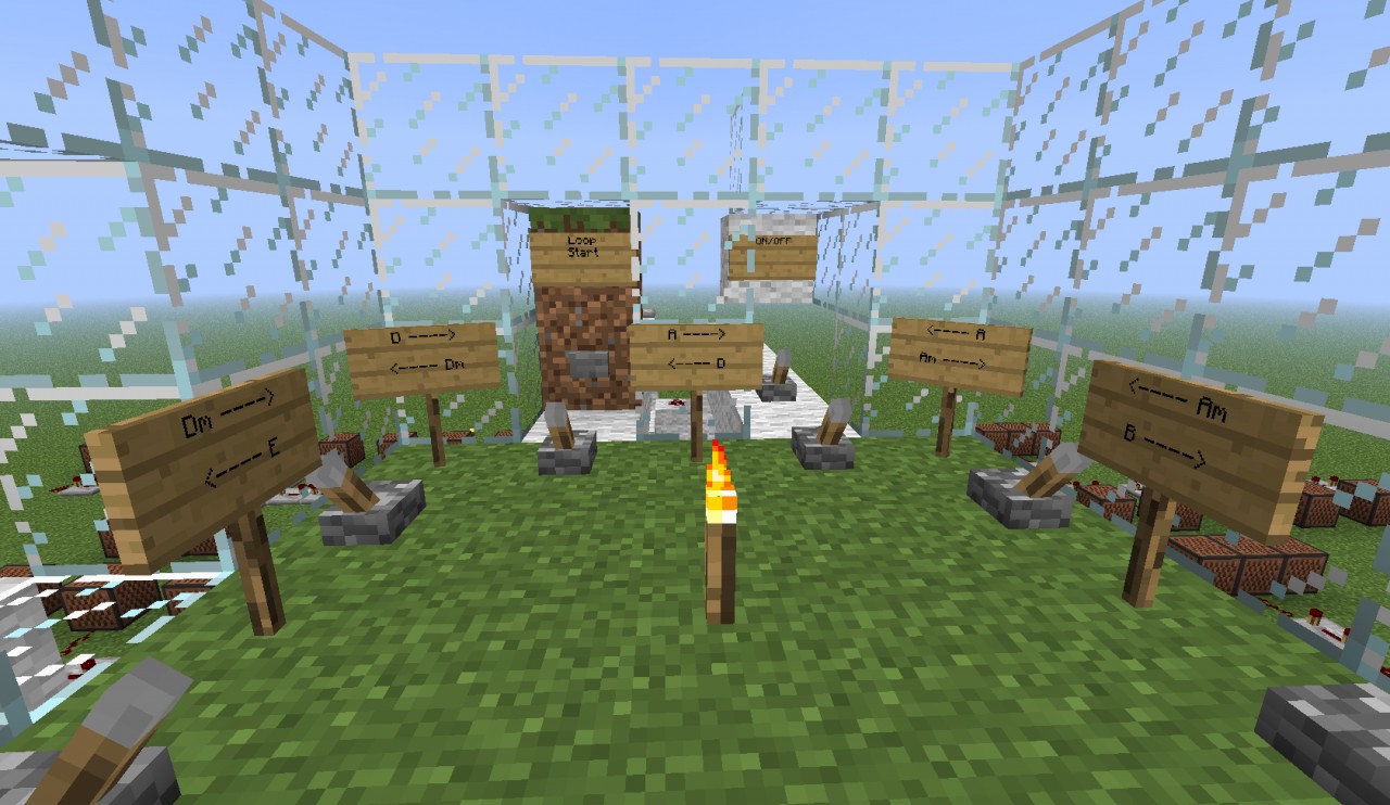 Minecraft Musical Chord Sequencer! Minecraft Map