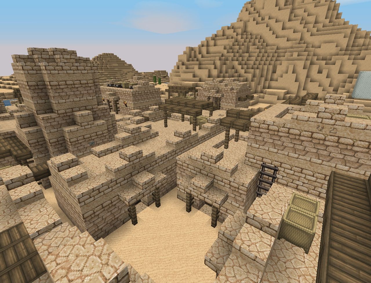 Dessert Settlement Minecraft Map