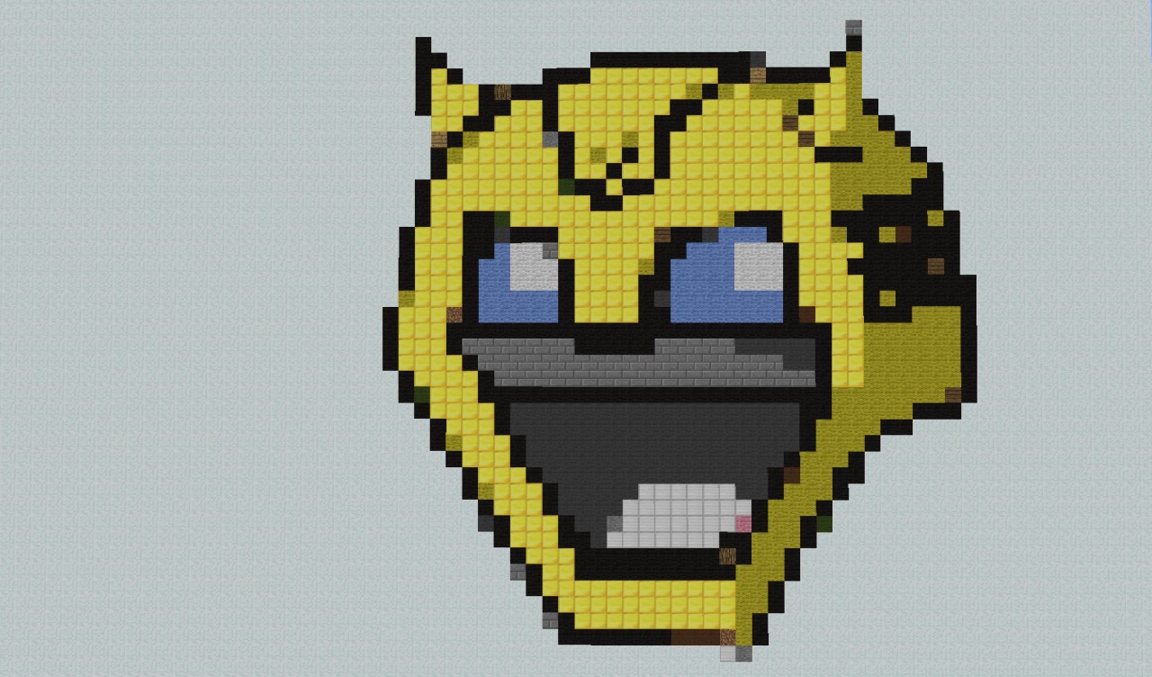 Robot face Minecraft Map