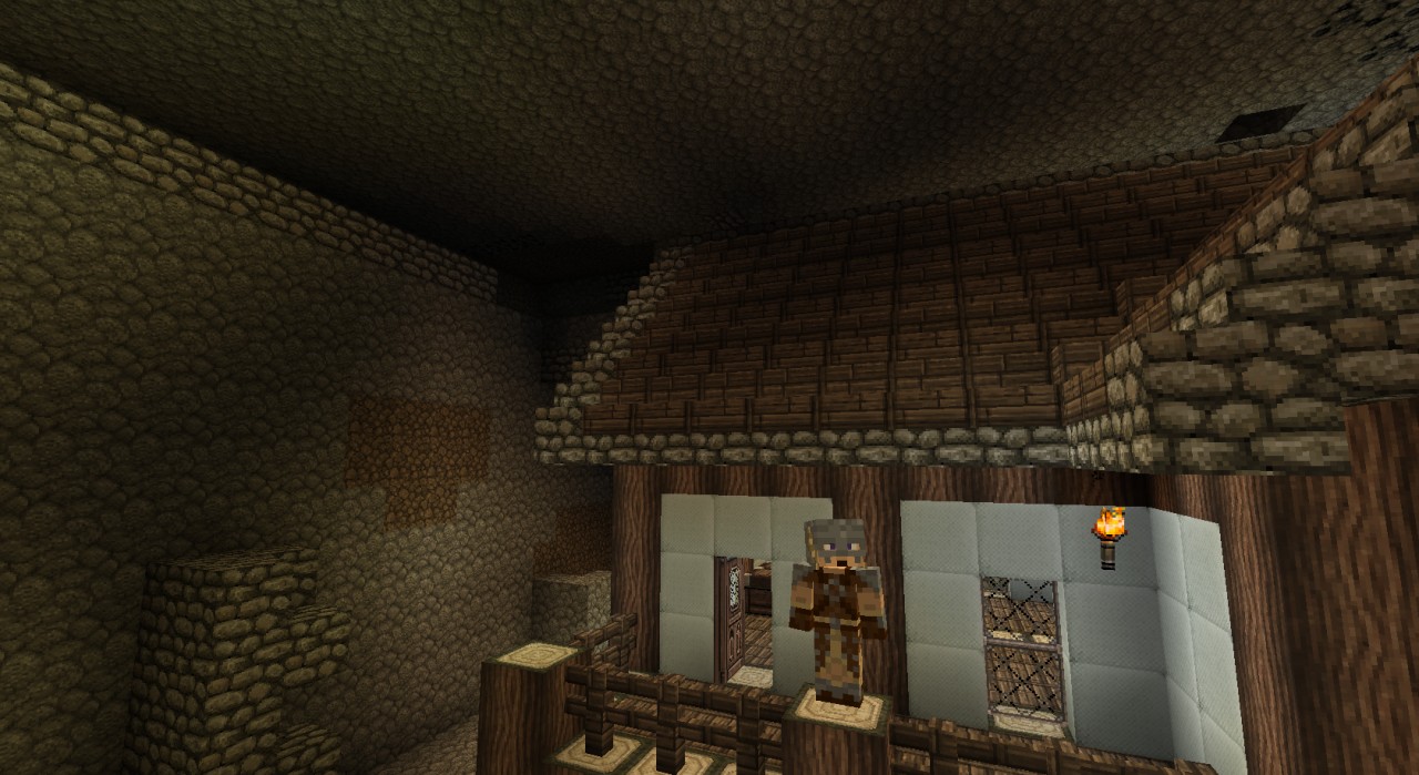 Underground Medieval House Minecraft Map