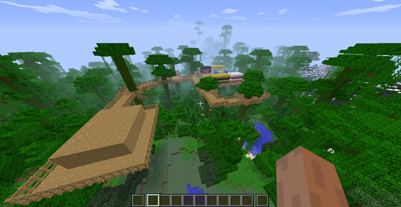 Tree Village Minecraft Map