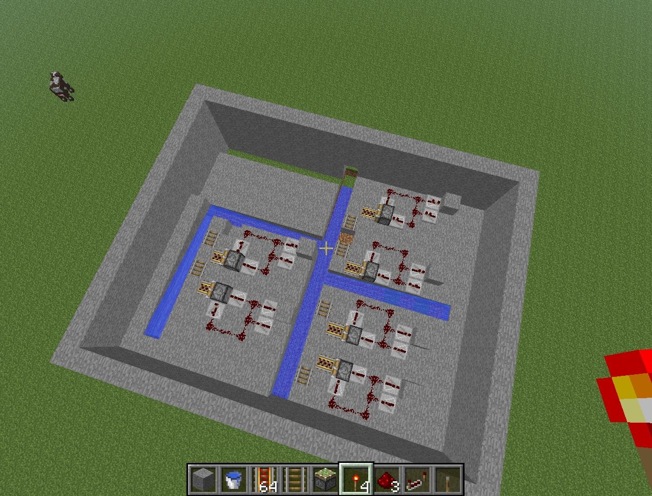 powered rail factory (doesnt work in 1.4) Minecraft Map