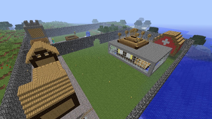 Epic player Made Village. Minecraft Map