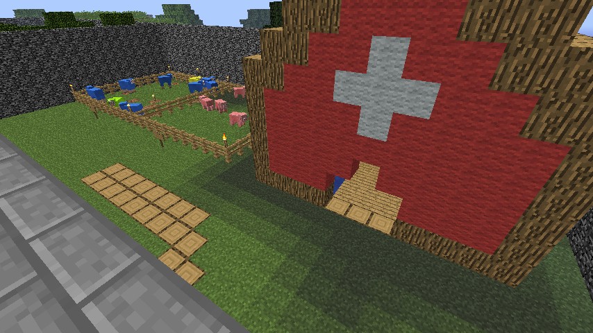 Epic player Made Village. Minecraft Map