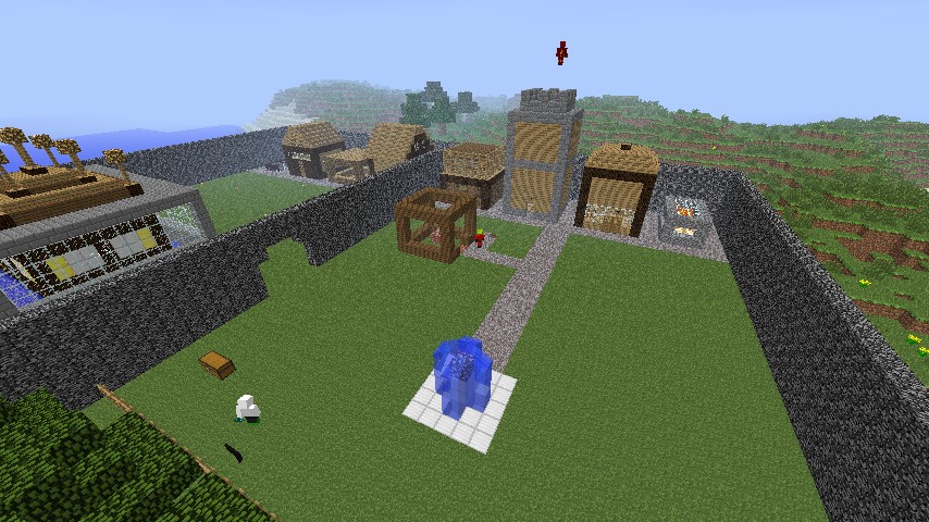 Epic player Made Village. Minecraft Map