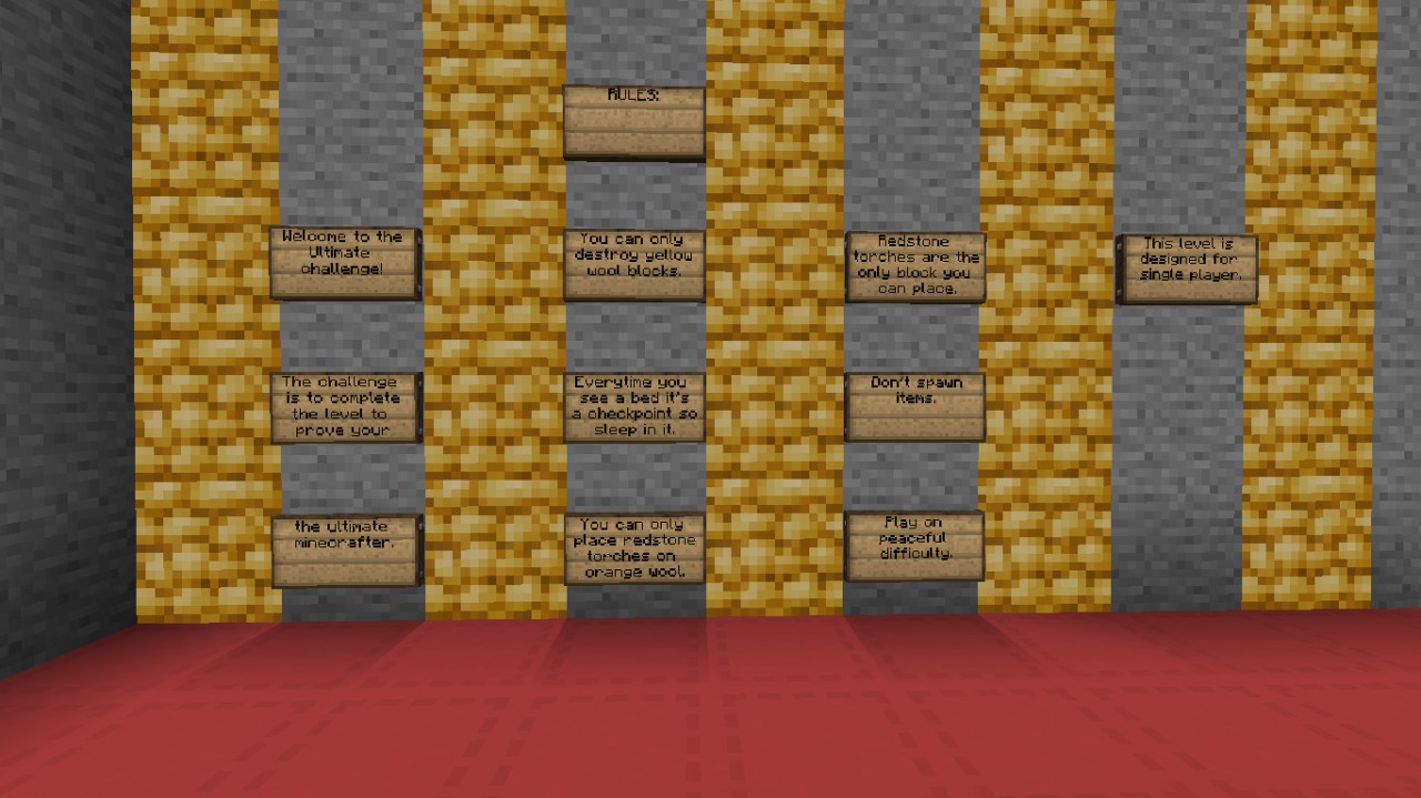 Ultimate Challenge- Adventure Map Minecraft Map